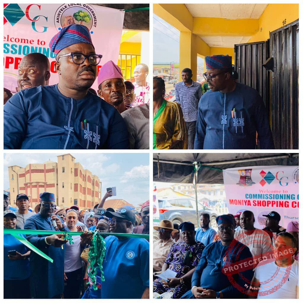 Hon. Akinwole Akinleye Commissions State-of-The-Art Moniya Shopping ...