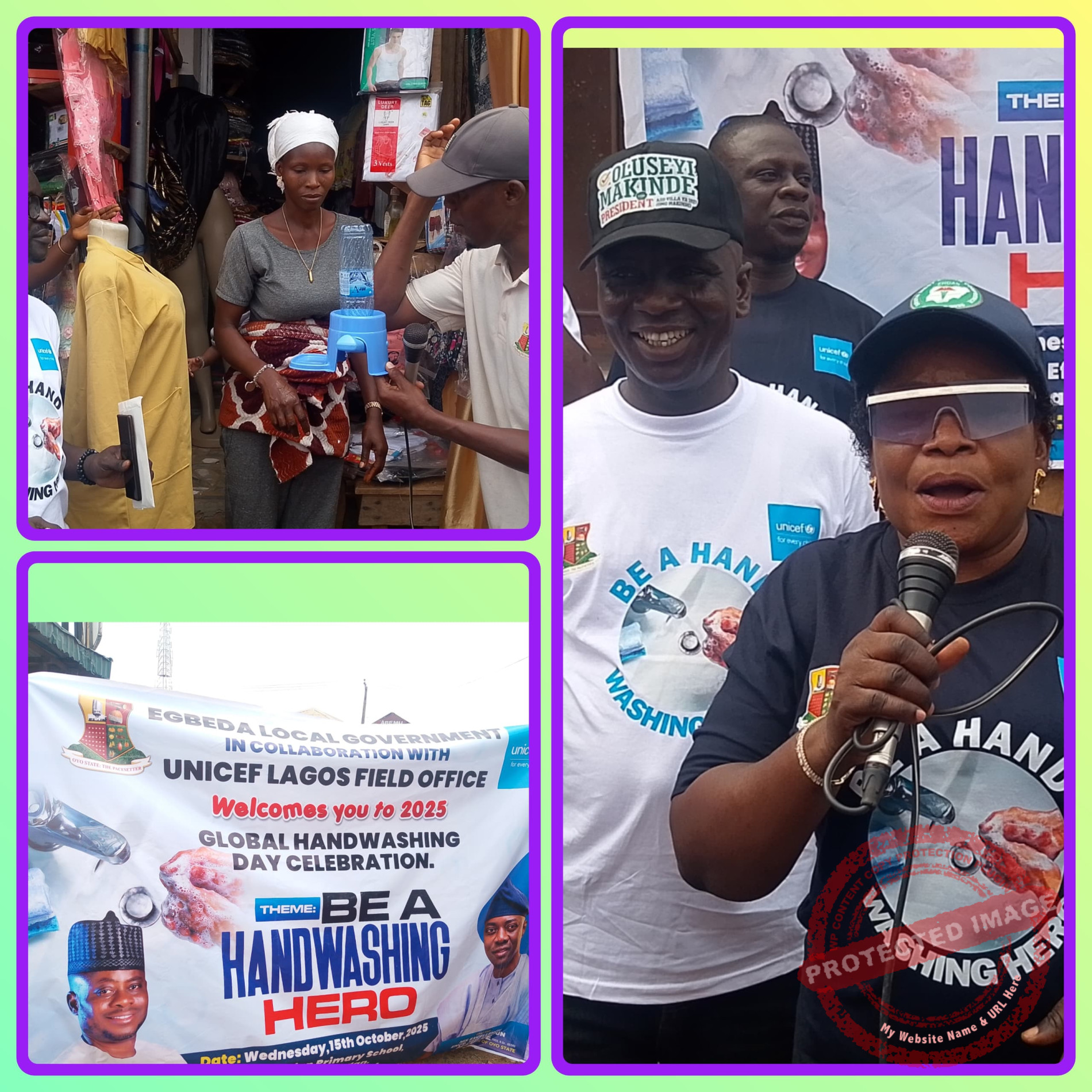 ‘Be A Handwashing Hero’: Egbeda LG, UNICEF Champion Hygiene Awareness ...